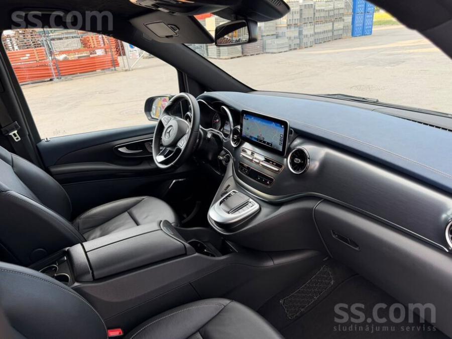 Black Mercedes-Benz Vito V220 2017 in Riga, with an engine capacity of 2.00 L and mileage of 0 thousand km for 32300 €, photo 13 on AUTOMOTO.COM.LV