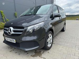 Black Mercedes-Benz Vito V220 2019 in Vilnius, with an engine capacity of 1.95 L and mileage of 327 thousand km for 28435 €, photo 6 on AUTOMOTO.COM.LV