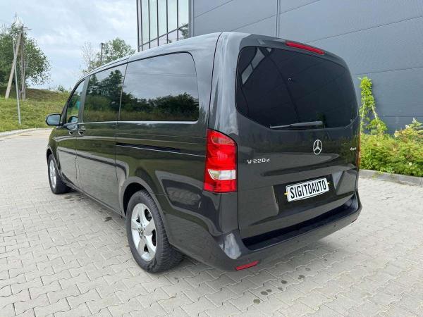Melns Mercedes-Benz Vito V220 2019 Viļņa, ar dzinēja tilpumu 1.95 L un nobraukumu 327 tūkst. km par 28435 €, foto 7 vietnē AUTOMOTO.COM.LV