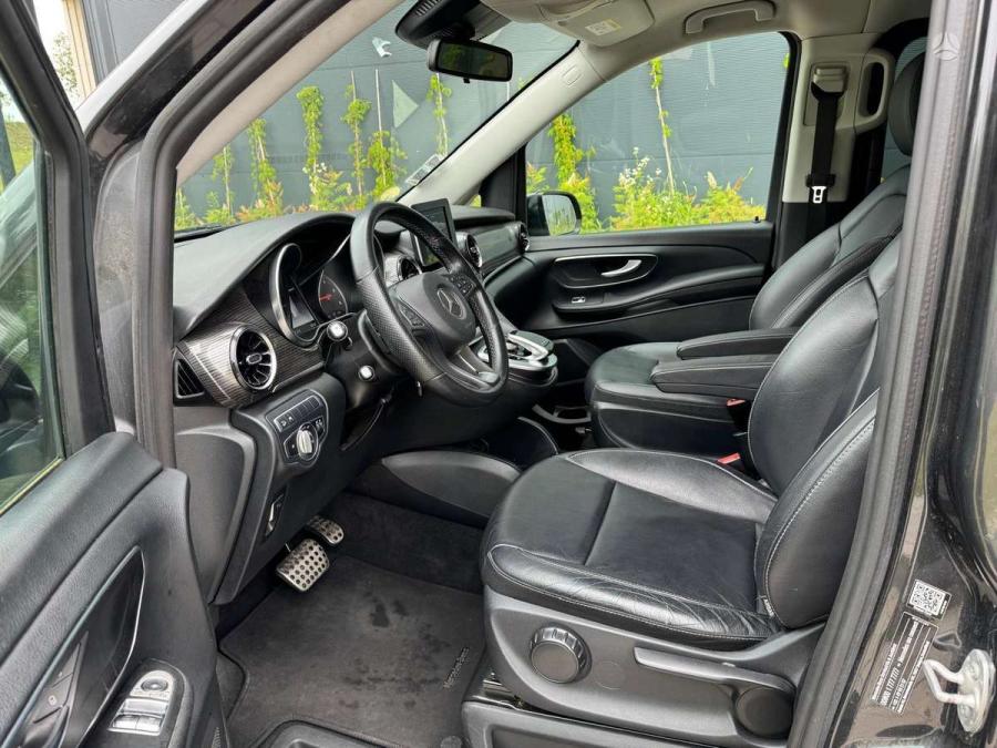 Black Mercedes-Benz Vito V220 2019 in Vilnius, with an engine capacity of 1.95 L and mileage of 327 thousand km for 28435 €, photo 14 on AUTOMOTO.COM.LV