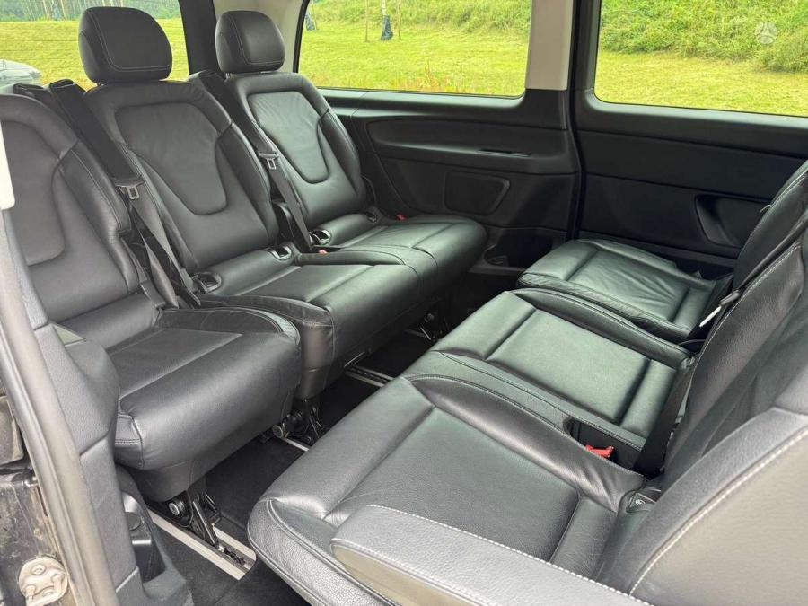 Black Mercedes-Benz Vito V220 2019 in Vilnius, with an engine capacity of 1.95 L and mileage of 327 thousand km for 28435 €, photo 23 on AUTOMOTO.COM.LV