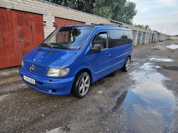 Zils Mercedes-Benz Vito V220 1999 Panevēža, ar dzinēja tilpumu 2.15 L un nobraukumu 280 tūkst. km par 5400 €, foto 3 vietnē AUTOMOTO.COM.LV