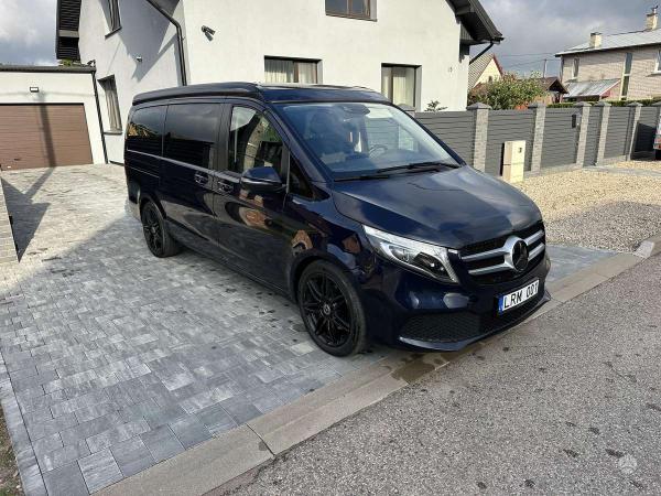 Blue Mercedes-Benz Vito V220 2021 in Alytus, with an engine capacity of 1.95 L and mileage of 137 thousand km for 44900 €, photo 5 on AUTOMOTO.COM.LV