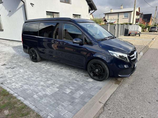 Blue Mercedes-Benz Vito V220 2021 in Alytus, with an engine capacity of 1.95 L and mileage of 137 thousand km for 44900 €, photo 6 on AUTOMOTO.COM.LV
