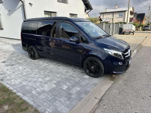 Blue Mercedes-Benz Vito V220 2021 in Alytus, with an engine capacity of 1.95 L and mileage of 137 thousand km for 44900 €, photo 7 on AUTOMOTO.COM.LV
