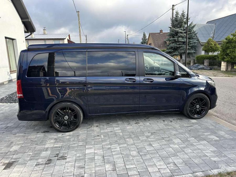 Blue Mercedes-Benz Vito V220 2021 in Alytus, with an engine capacity of 1.95 L and mileage of 137 thousand km for 44900 €, photo 8 on AUTOMOTO.COM.LV