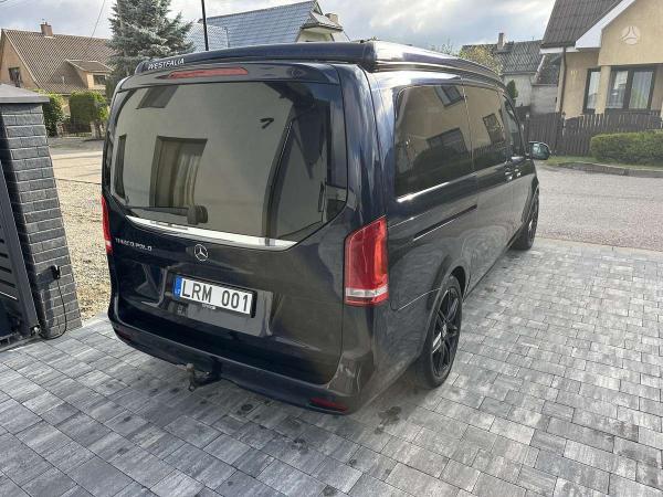 Blue Mercedes-Benz Vito V220 2021 in Alytus, with an engine capacity of 1.95 L and mileage of 137 thousand km for 44900 €, photo 9 on AUTOMOTO.COM.LV