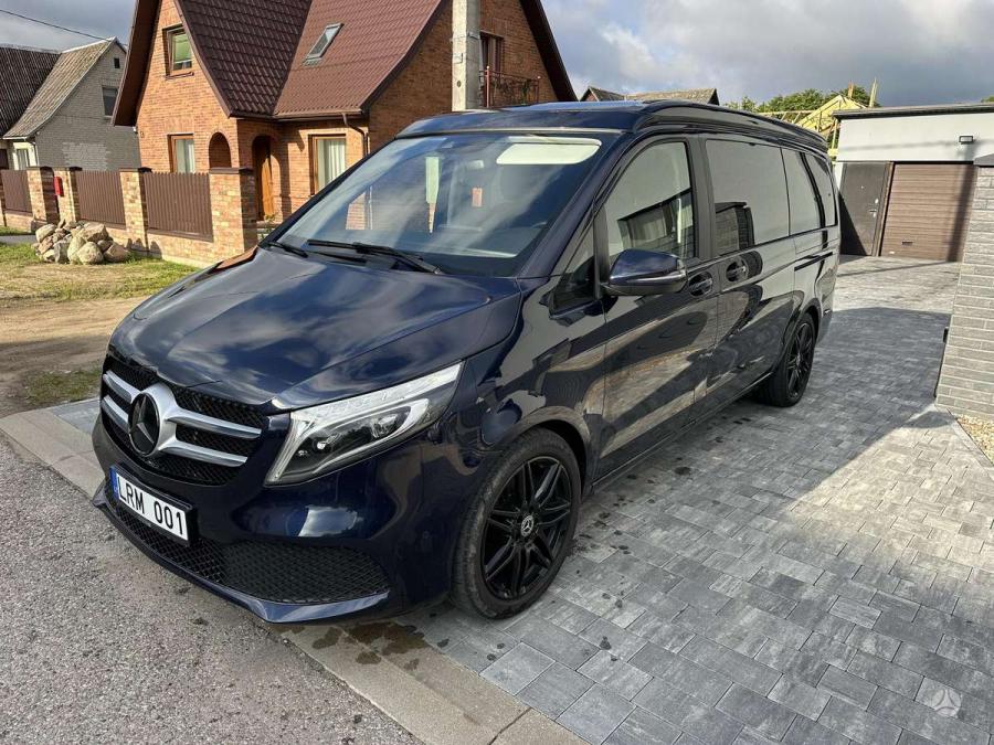 Blue Mercedes-Benz Vito V220 2021 in Alytus, with an engine capacity of 1.95 L and mileage of 137 thousand km for 44900 €, photo 13 on AUTOMOTO.COM.LV
