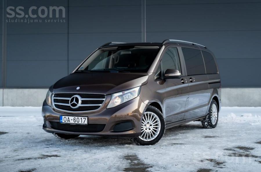 Brown Mercedes-Benz Vito V220 2015 in Riga, with an engine capacity of 2.20 L and mileage of 365 thousand km for 17990 €, photo 1 on AUTOMOTO.COM.LV