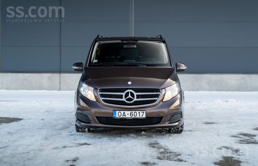 Brown Mercedes-Benz Vito V220 2015 in Riga, with an engine capacity of 2.20 L and mileage of 365 thousand km for 17990 €, photo 2 on AUTOMOTO.COM.LV