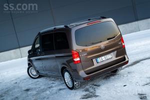 Brown Mercedes-Benz Vito V220 2015 in Riga, with an engine capacity of 2.20 L and mileage of 365 thousand km for 17990 €, photo 5 on AUTOMOTO.COM.LV