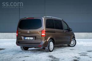 Brown Mercedes-Benz Vito V220 2015 in Riga, with an engine capacity of 2.20 L and mileage of 365 thousand km for 17990 €, photo 7 on AUTOMOTO.COM.LV