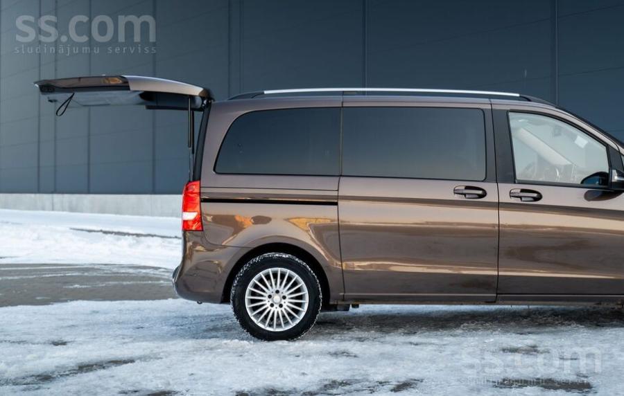 Brown Mercedes-Benz Vito V220 2015 in Riga, with an engine capacity of 2.20 L and mileage of 365 thousand km for 17990 €, photo 9 on AUTOMOTO.COM.LV