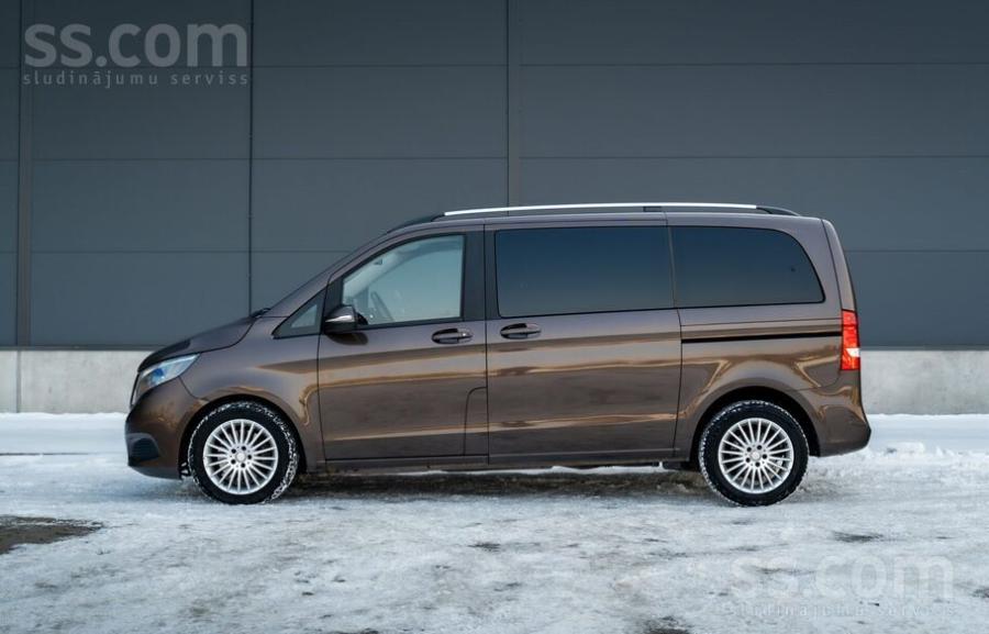 Brown Mercedes-Benz Vito V220 2015 in Riga, with an engine capacity of 2.20 L and mileage of 365 thousand km for 17990 €, photo 11 on AUTOMOTO.COM.LV