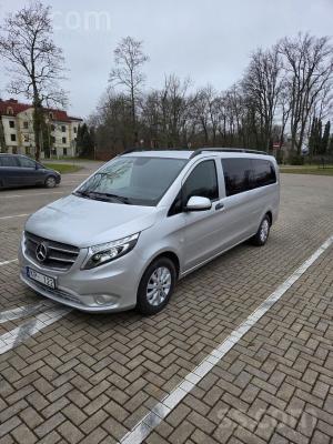 Grey Mercedes-Benz Vito V220 2016 in Riga, with an engine capacity of 2.10 L and mileage of 275 thousand km for 23000 €, photo 13 on AUTOMOTO.COM.LV