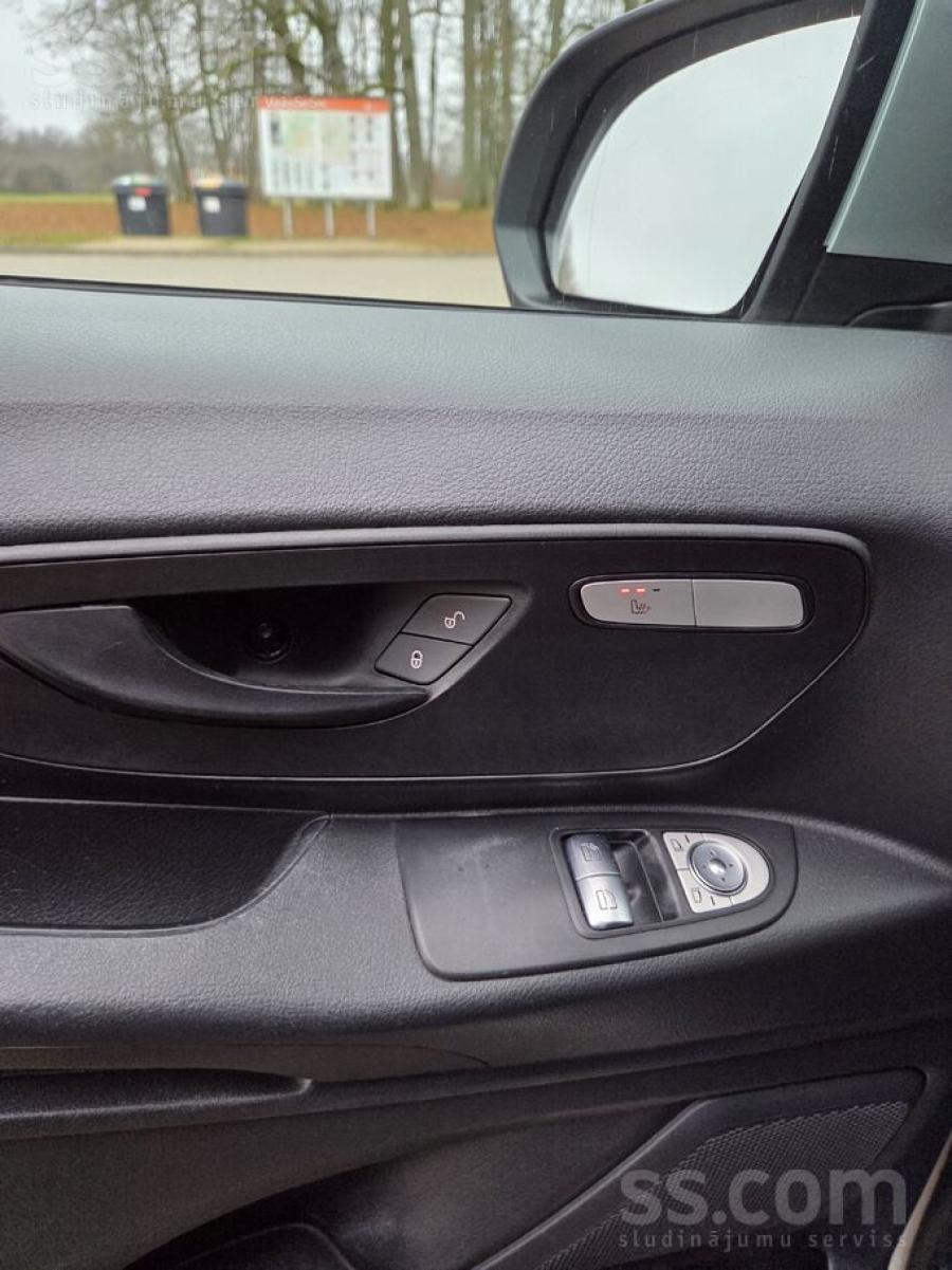 Grey Mercedes-Benz Vito V220 2016 in Riga, with an engine capacity of 2.10 L and mileage of 275 thousand km for 23000 €, photo 16 on AUTOMOTO.COM.LV