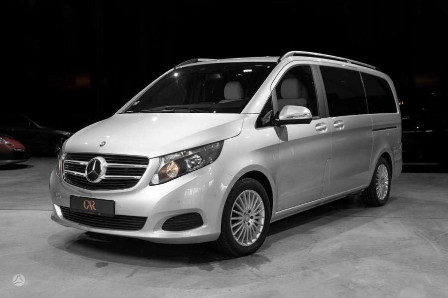 Grey Mercedes-Benz Vito V220 2016 in Riga, with an engine capacity of 2.14 L and mileage of 58 thousand km for 29900 €, photo 1 on AUTOMOTO.COM.LV