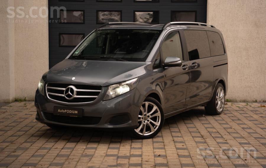 Grey Mercedes-Benz Vito V220 2016 in Riga, with an engine capacity of 2.20 L and mileage of 376 thousand km for 15990 €, photo 1 on AUTOMOTO.COM.LV