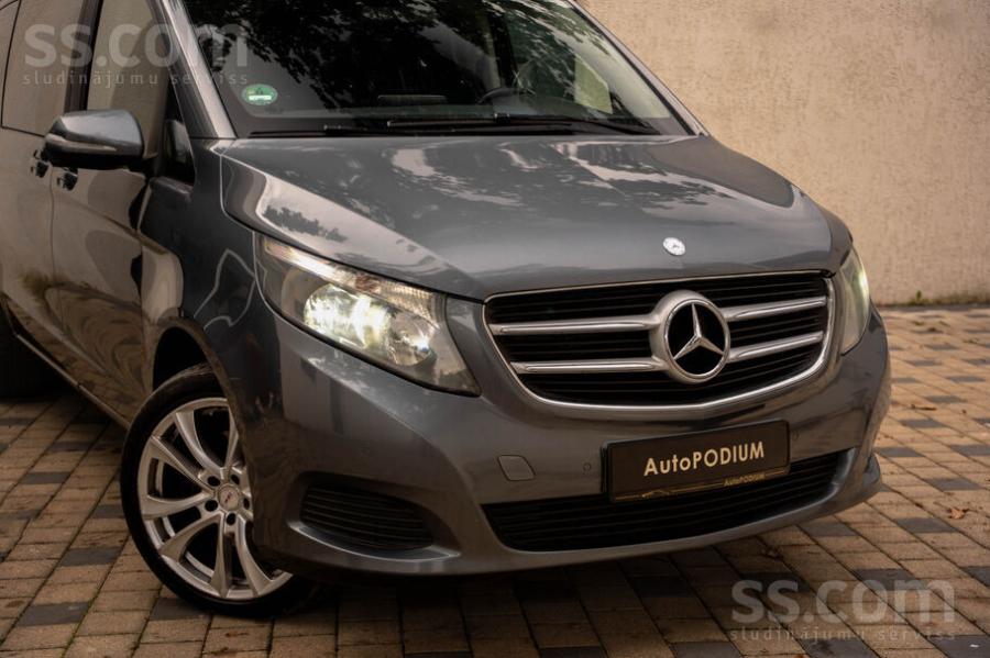 Grey Mercedes-Benz Vito V220 2016 in Riga, with an engine capacity of 2.20 L and mileage of 376 thousand km for 15990 €, photo 11 on AUTOMOTO.COM.LV