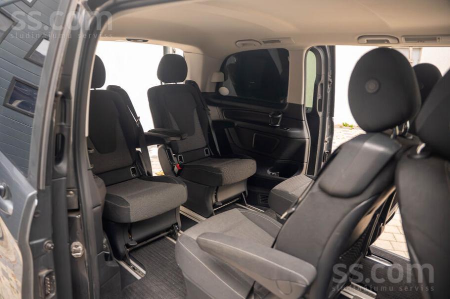 Grey Mercedes-Benz Vito V220 2016 in Riga, with an engine capacity of 2.20 L and mileage of 376 thousand km for 15990 €, photo 27 on AUTOMOTO.COM.LV