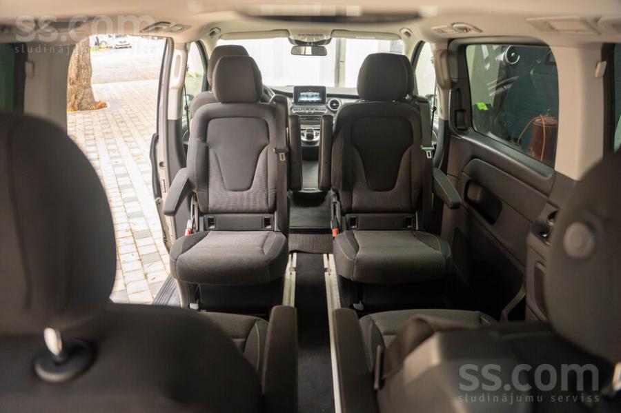 Grey Mercedes-Benz Vito V220 2016 in Riga, with an engine capacity of 2.20 L and mileage of 376 thousand km for 15990 €, photo 29 on AUTOMOTO.COM.LV