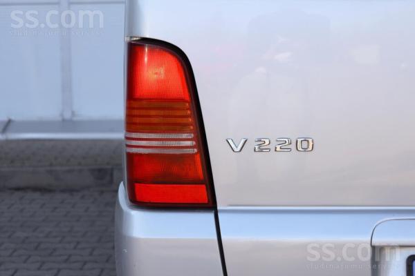 Mercedes-Benz Vito V220 2003 in Riga, with an engine capacity of 2.20 L and mileage of 0 thousand km for 3995 €, photo 8 on AUTOMOTO.COM.LV