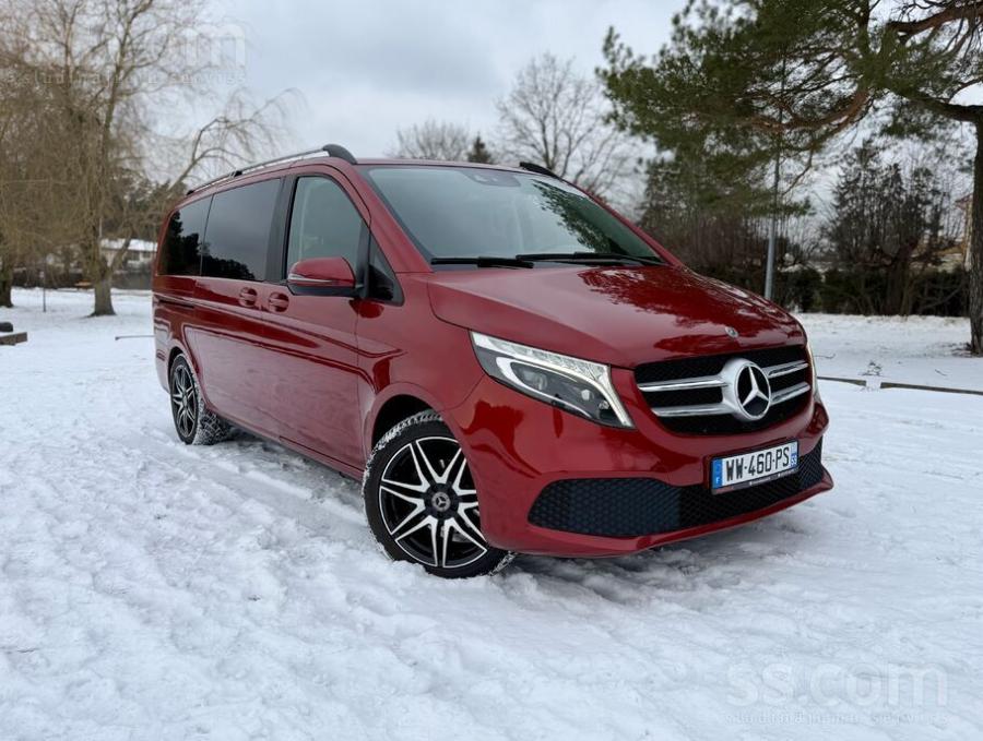 Red Mercedes-Benz Vito V220 2020 in Jurmala, with an engine capacity of 2.00 L and mileage of 0 thousand km for 29900 €, photo 3 on AUTOMOTO.COM.LV