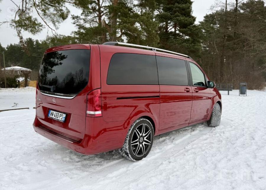 Red Mercedes-Benz Vito V220 2020 in Jurmala, with an engine capacity of 2.00 L and mileage of 0 thousand km for 29900 €, photo 4 on AUTOMOTO.COM.LV