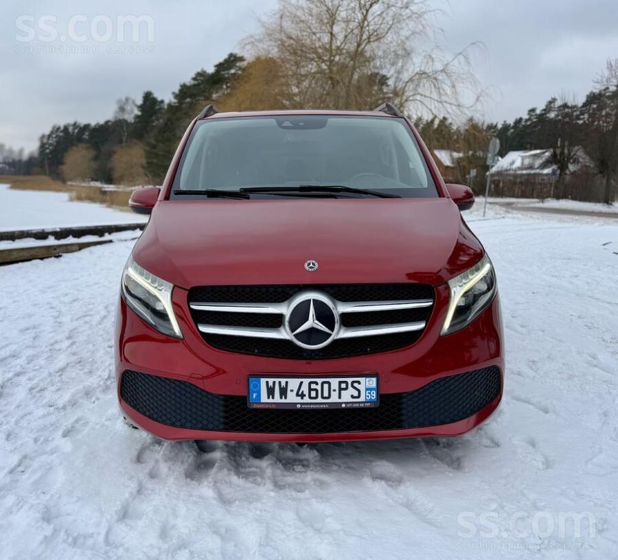 Red Mercedes-Benz Vito V220 2020 in Jurmala, with an engine capacity of 2.00 L and mileage of 0 thousand km for 29900 €, photo 5 on AUTOMOTO.COM.LV