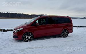 Red Mercedes-Benz Vito V220 2020 in Jurmala, with an engine capacity of 2.00 L and mileage of 0 thousand km for 29900 €, photo 7 on AUTOMOTO.COM.LV