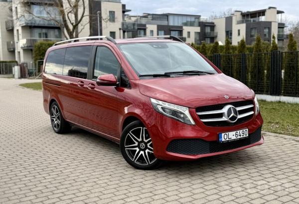 Red Mercedes-Benz Vito V220 2020 in Jurmala, with an engine capacity of 2.00 L and mileage of 0 thousand km for 26900 €, photo 3 on AUTOMOTO.COM.LV