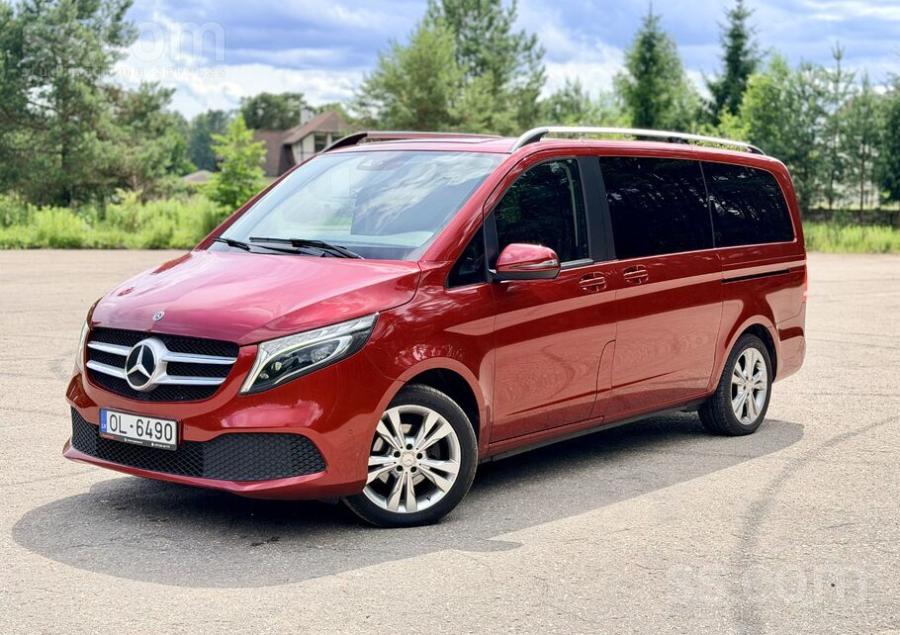 Red Mercedes-Benz Vito V220 2020 in Jurmala, with an engine capacity of 2.00 L and mileage of 0 thousand km for 25900 €, photo 1 on AUTOMOTO.COM.LV