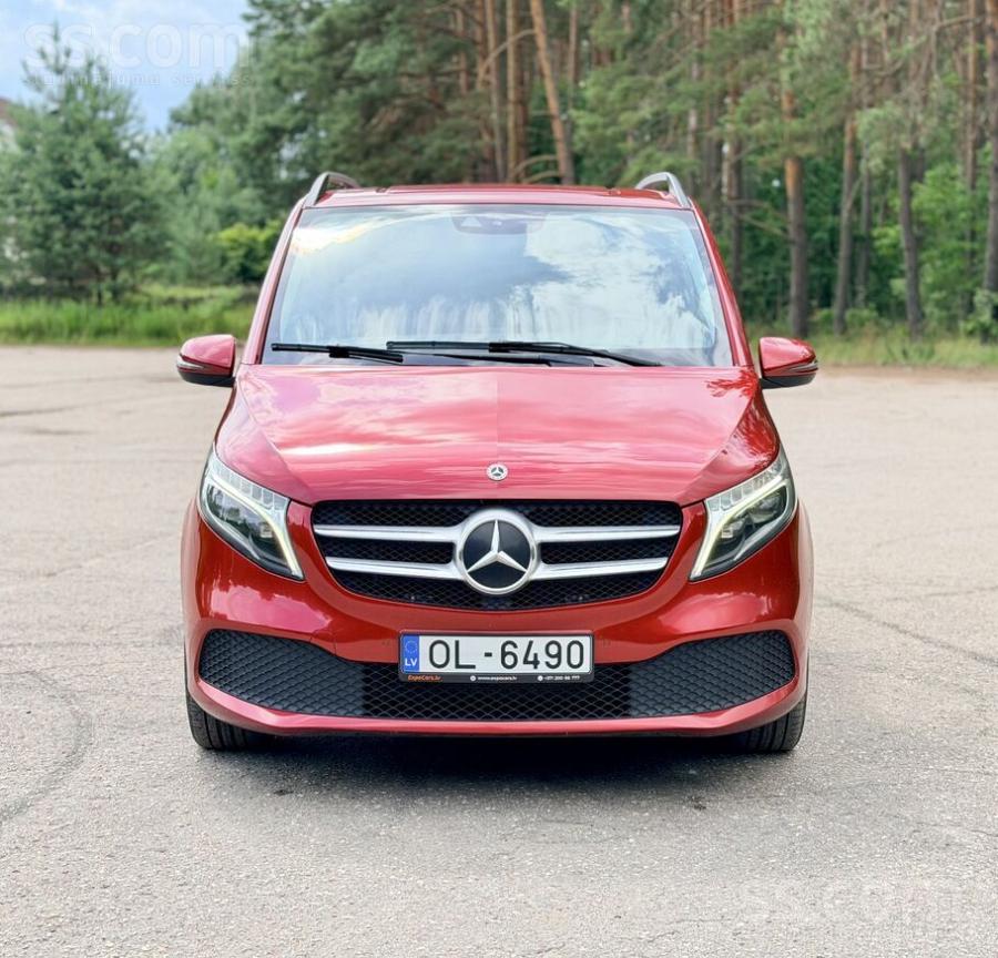 Red Mercedes-Benz Vito V220 2020 in Jurmala, with an engine capacity of 2.00 L and mileage of 0 thousand km for 25900 €, photo 6 on AUTOMOTO.COM.LV