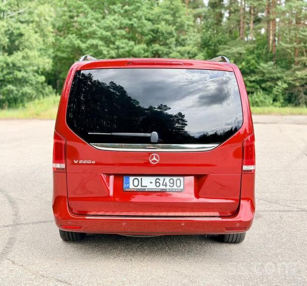 Red Mercedes-Benz Vito V220 2020 in Jurmala, with an engine capacity of 2.00 L and mileage of 0 thousand km for 25900 €, photo 6 on AUTOMOTO.COM.LV
