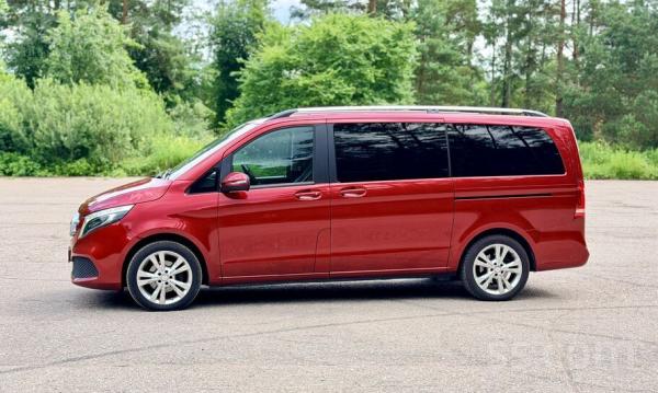 Red Mercedes-Benz Vito V220 2020 in Jurmala, with an engine capacity of 2.00 L and mileage of 0 thousand km for 25900 €, photo 7 on AUTOMOTO.COM.LV