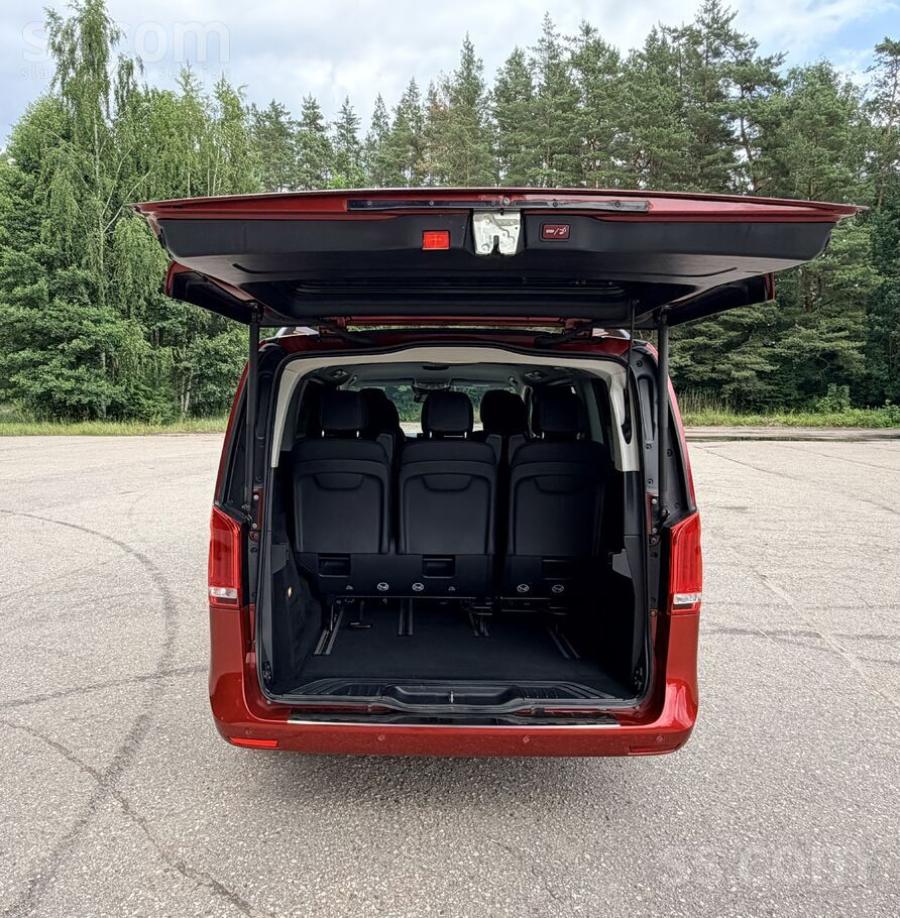 Red Mercedes-Benz Vito V220 2020 in Jurmala, with an engine capacity of 2.00 L and mileage of 0 thousand km for 25900 €, photo 17 on AUTOMOTO.COM.LV