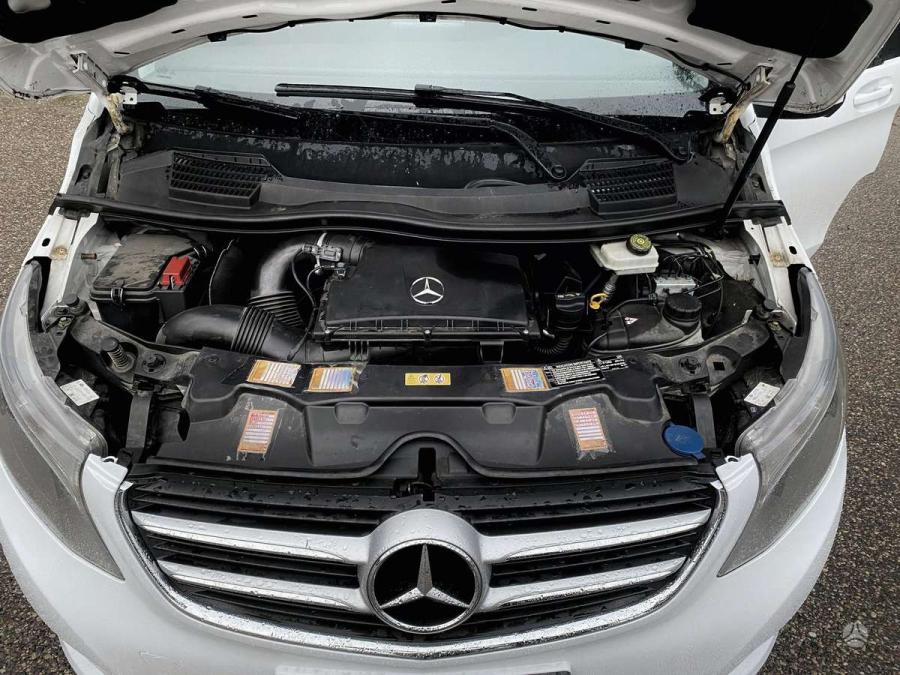Белый Мерседес Vito V220 2015 в Вильнюс, объемом двигателя 2.14 л и пробегом 218 тыс. км за 17400 €, фото 20 на AUTOMOTO.COM.LV