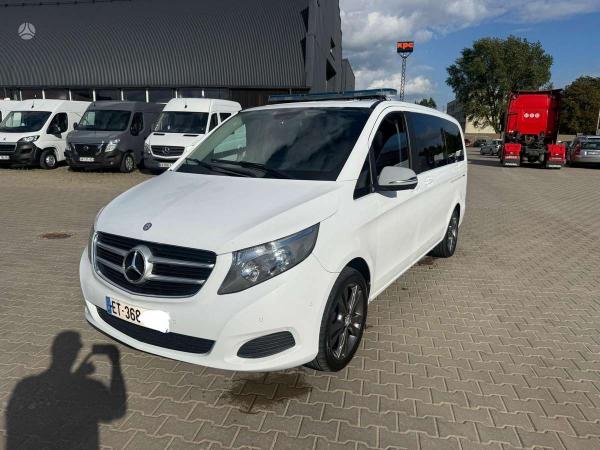 White Mercedes-Benz Vito V220 2018 in Kaunas, with an engine capacity of 2.20 L and mileage of 320 thousand km for 15200 €, photo 3 on AUTOMOTO.COM.LV