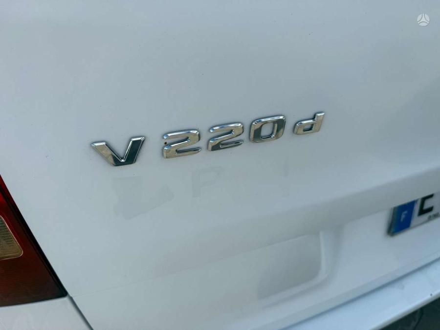Balts Mercedes-Benz Vito V220 2018 Kauņa, ar dzinēja tilpumu 2.20 L un nobraukumu 320 tūkst. km par 15200 €, foto 21 vietnē AUTOMOTO.COM.LV