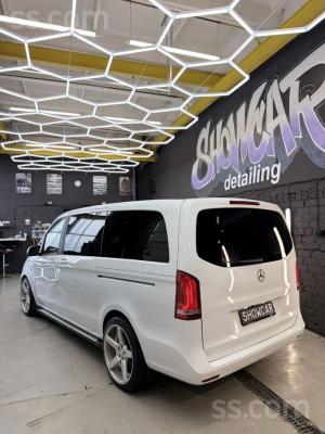 White Mercedes-Benz Vito V220 2014 in Liepaja, with an engine capacity of 2.20 L and mileage of 517 thousand km for 21700 €, photo 4 on AUTOMOTO.COM.LV