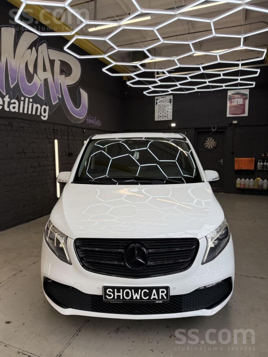 White Mercedes-Benz Vito V220 2014 in Liepaja, with an engine capacity of 2.20 L and mileage of 517 thousand km for 21700 €, photo 5 on AUTOMOTO.COM.LV