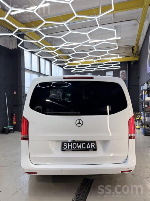 White Mercedes-Benz Vito V220 2014 in Liepaja, with an engine capacity of 2.20 L and mileage of 517 thousand km for 21700 €, photo 7 on AUTOMOTO.COM.LV