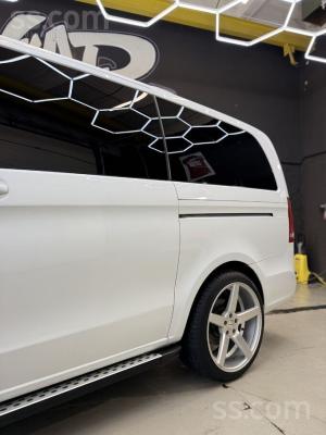 White Mercedes-Benz Vito V220 2014 in Liepaja, with an engine capacity of 2.20 L and mileage of 517 thousand km for 21700 €, photo 9 on AUTOMOTO.COM.LV