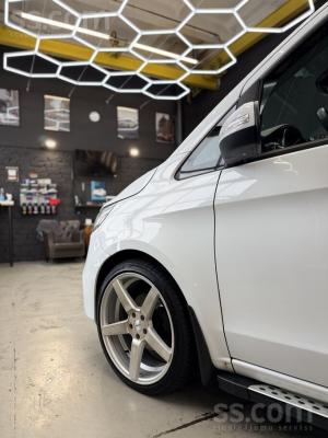 White Mercedes-Benz Vito V220 2014 in Liepaja, with an engine capacity of 2.20 L and mileage of 517 thousand km for 21700 €, photo 10 on AUTOMOTO.COM.LV