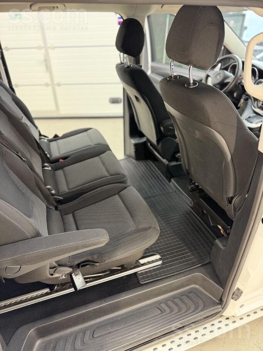 White Mercedes-Benz Vito V220 2014 in Liepaja, with an engine capacity of 2.20 L and mileage of 517 thousand km for 21700 €, photo 18 on AUTOMOTO.COM.LV