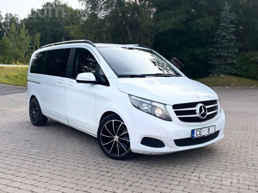 Белый Мерседес Vito V220 2015 в Талси, объемом двигателя 2.20 л и пробегом 315 тыс. км за 17700 €, фото 1 на AUTOMOTO.COM.LV
