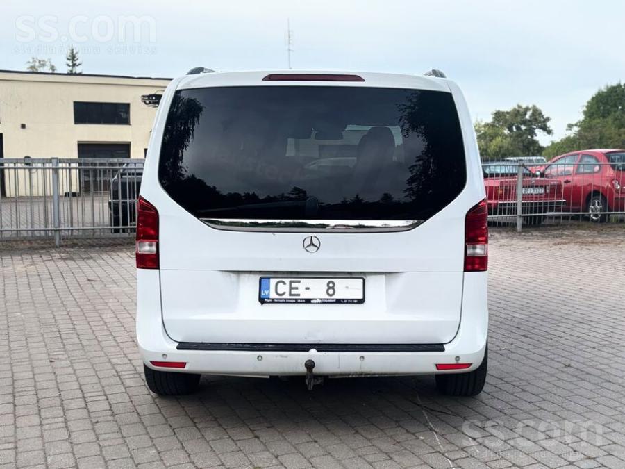 Белый Мерседес Vito V220 2015 в Талси, объемом двигателя 2.20 л и пробегом 315 тыс. км за 17700 €, фото 4 на AUTOMOTO.COM.LV