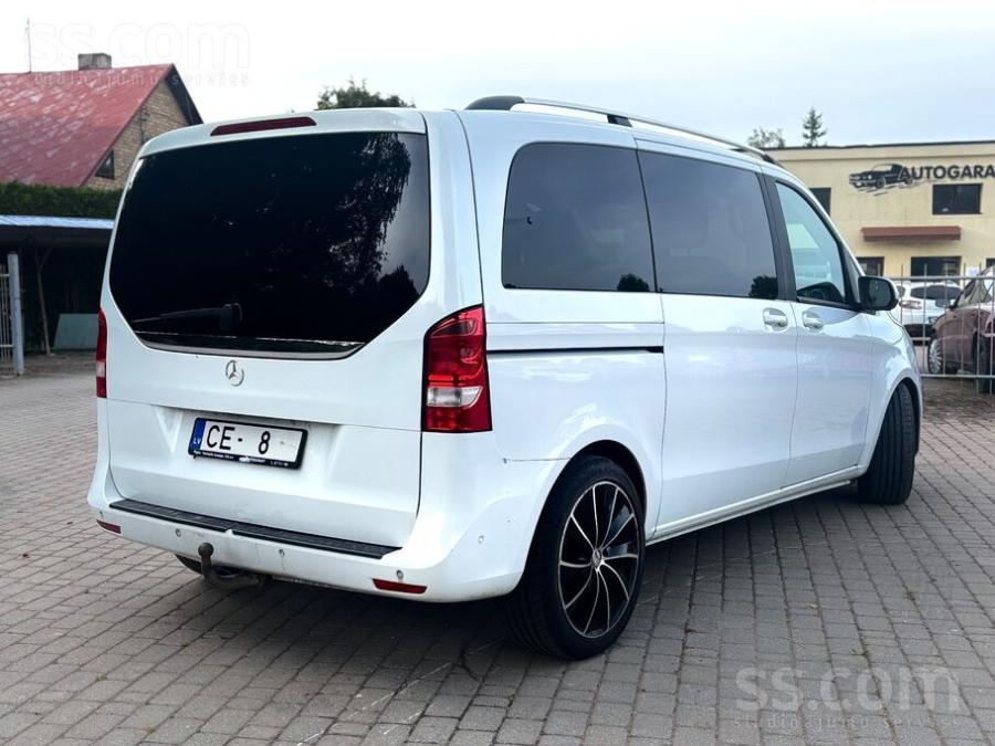 Белый Мерседес Vito V220 2015 в Талси, объемом двигателя 2.20 л и пробегом 315 тыс. км за 17700 €, фото 5 на AUTOMOTO.COM.LV