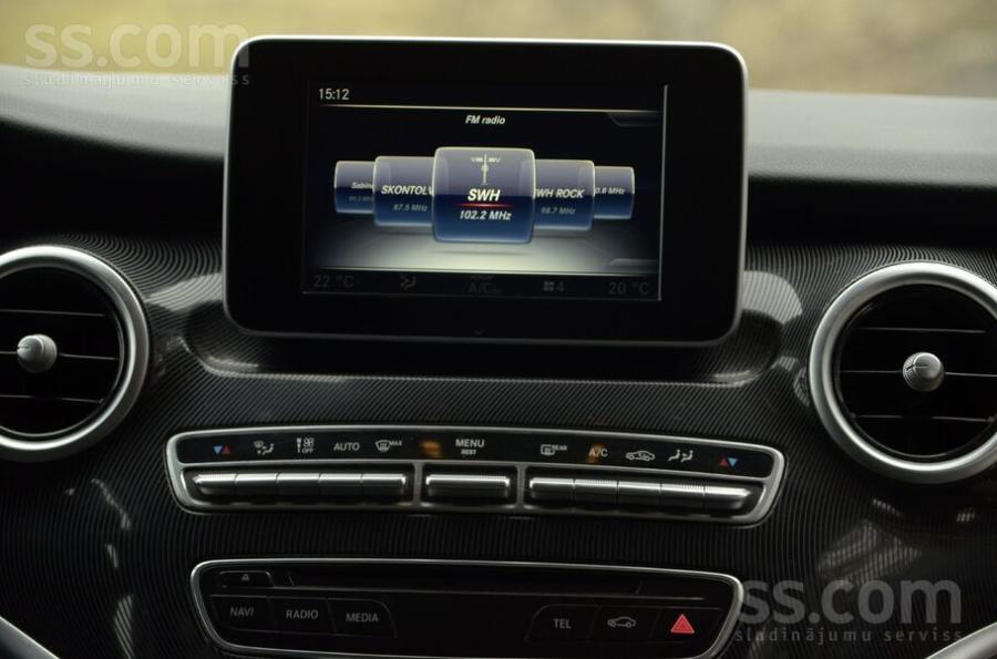 Белый Мерседес Vito V220 2015 в Талси, объемом двигателя 2.20 л и пробегом 315 тыс. км за 17700 €, фото 12 на AUTOMOTO.COM.LV