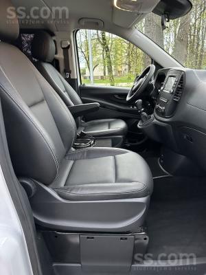 White Mercedes-Benz Vito V220 2021 in Jelgava, with an engine capacity of 1.80 L and mileage of 51 thousand km for 41700 €, photo 13 on AUTOMOTO.COM.LV